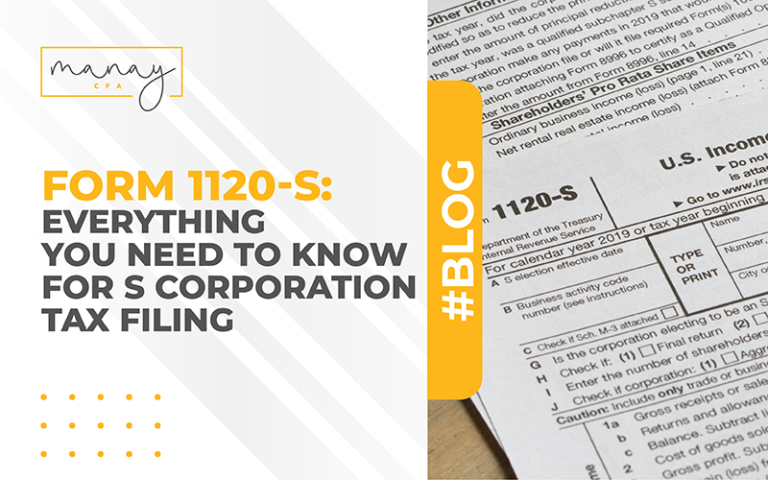 All About Form 1120-S for S Corporation Tax Filing