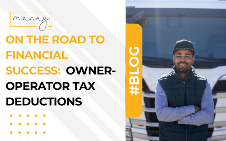 Road to Financial Success: Exploring Owner-Operator Tax Deductions