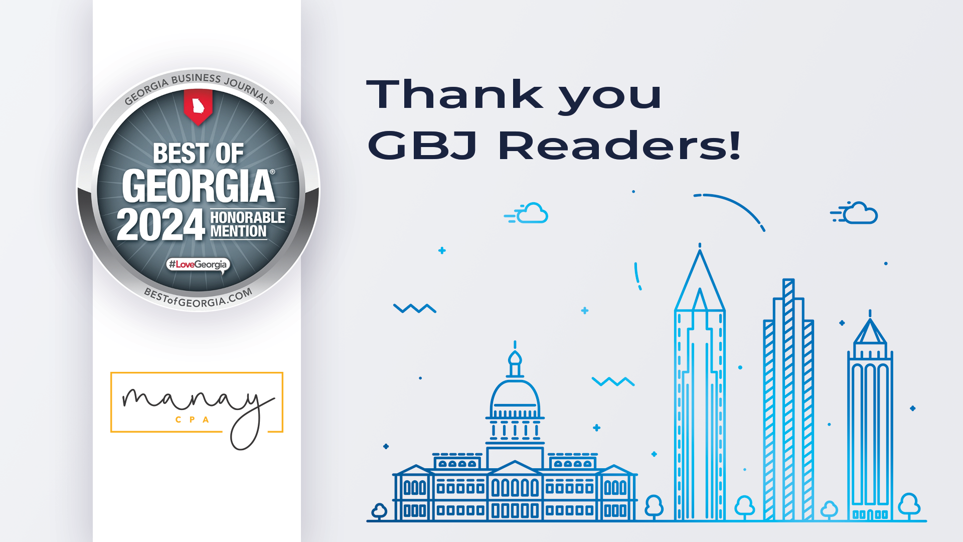 Manay CPA, Georgia Business Dergisi Tarafından Düzenlenen 2024 Best of ...